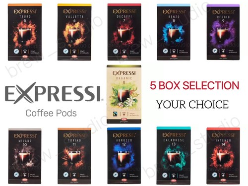 5 BOX (80) You Choose EXPRESSI K-fee Automatic Coffee Machine Pods ...