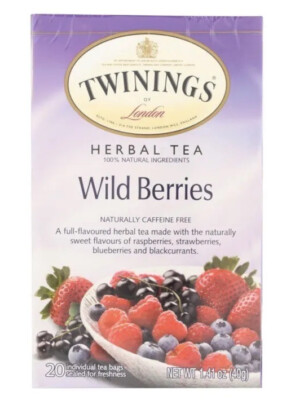 Twinings' Wild Berries Herbal Tea - 20 ct | eBay