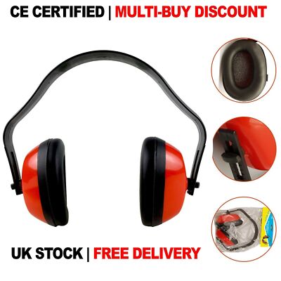 Ear Defenders SNR 35dB Noise Protection Muffs Safety Hearing | Banded ...