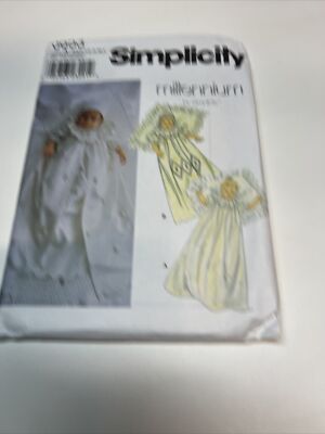 Simplicity︱ 8853 ︱Baby Christening Gown ︱ Pattern Size XXS - L︱ UNCUT ...