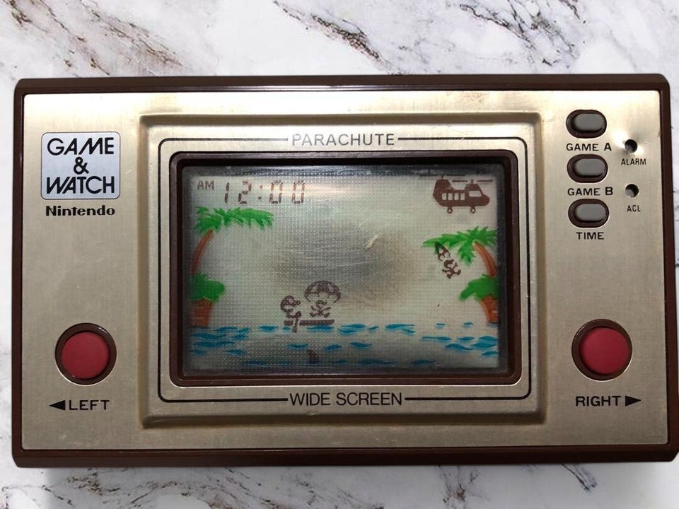 NINTENDO GAME AND & WATCH Parachute Octopus Donkey Kong Fire Popeye ...