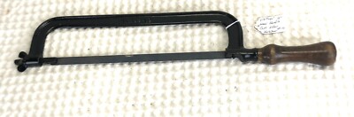 Vintage! 10" Cast Iron Hacksaw/Wood Handle 4C-10 | eBay