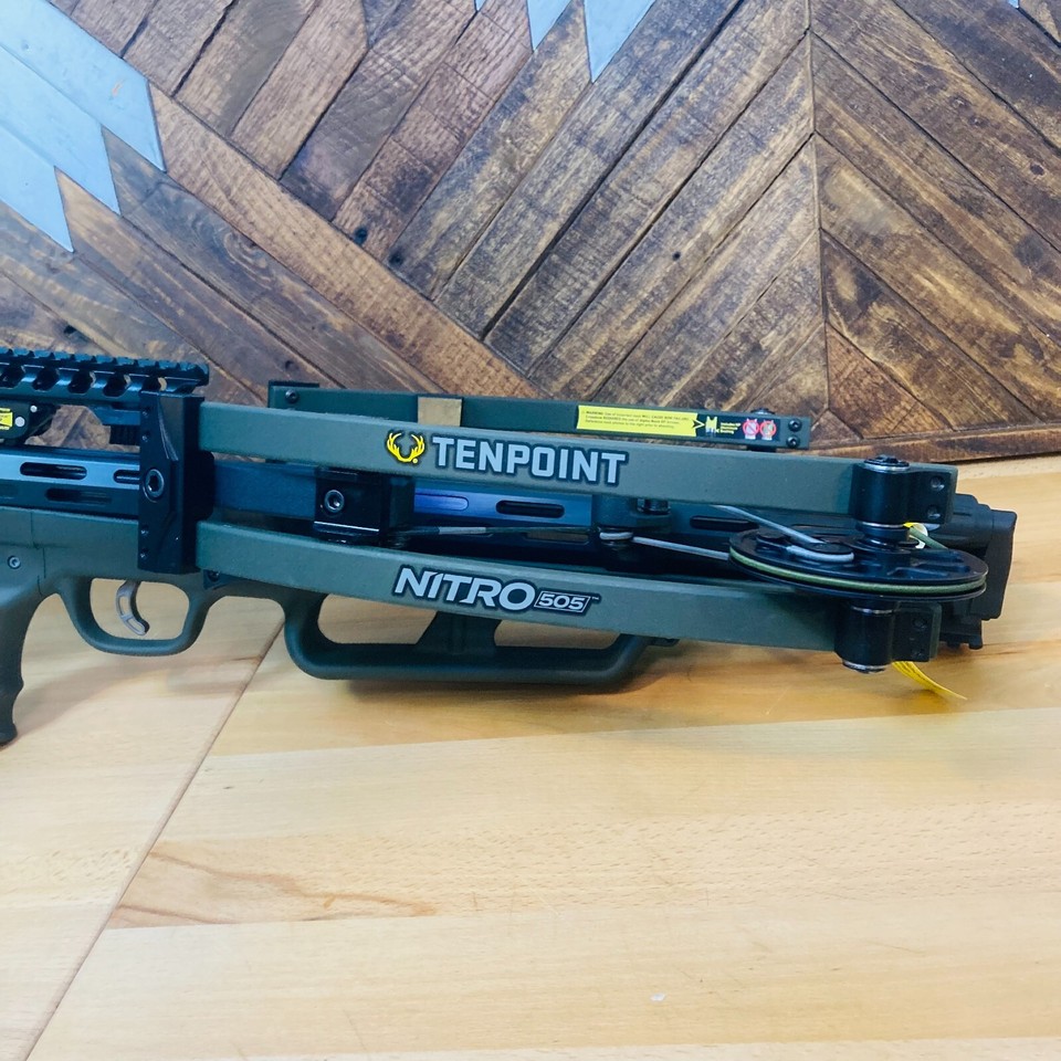 TenPoint NITRO 505, ACUSlide, EVO-X Elite Black Scope (Moss Green) Free ...