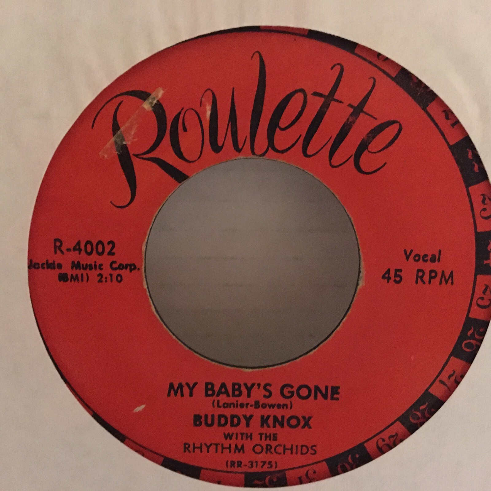 BUDDY KNOX 45 SINGLE, MY BABY,S GONE / PARTY DOLL | eBay
