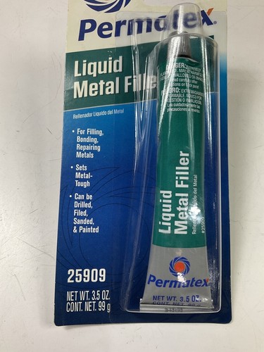 Permatex 25909 Liquid Metal Filler Metal Repair Compound 3.5oz | eBay