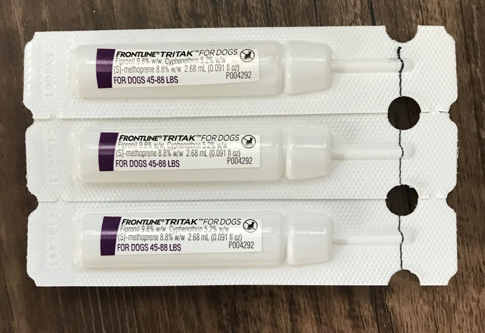 Frontline Plus Tritak Best Flea Tick mange Remedy | Dogs 89-132 lbs | 3 ...