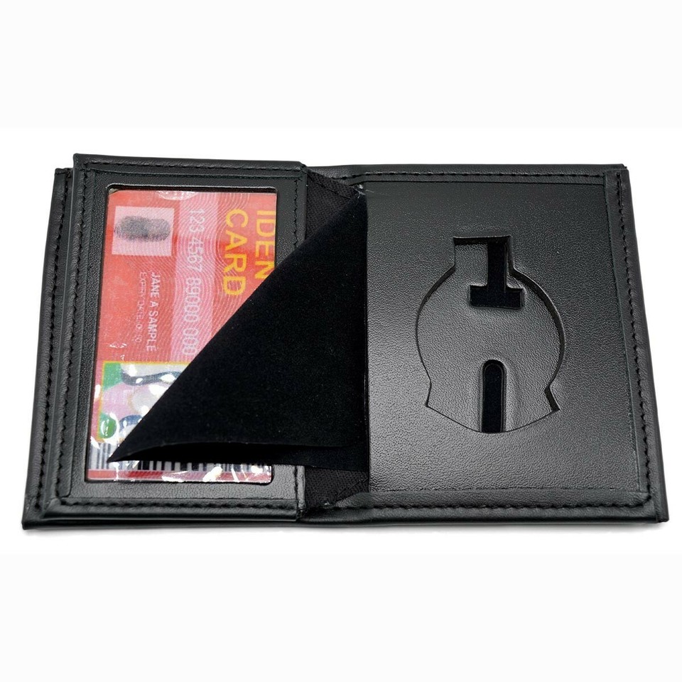 Perfect Fit Custom Badge Wallet Police Corrections Bifold Leather Many ...