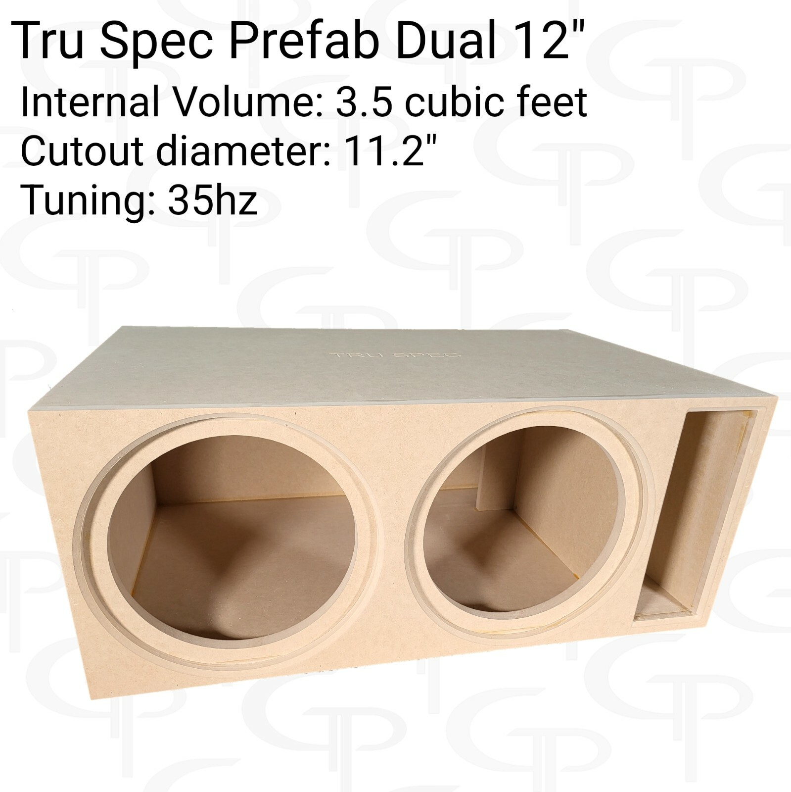 TRU SPEC Prefab Dual 12" Subwoofer Enclosure Sub Box Made In The USA | eBay