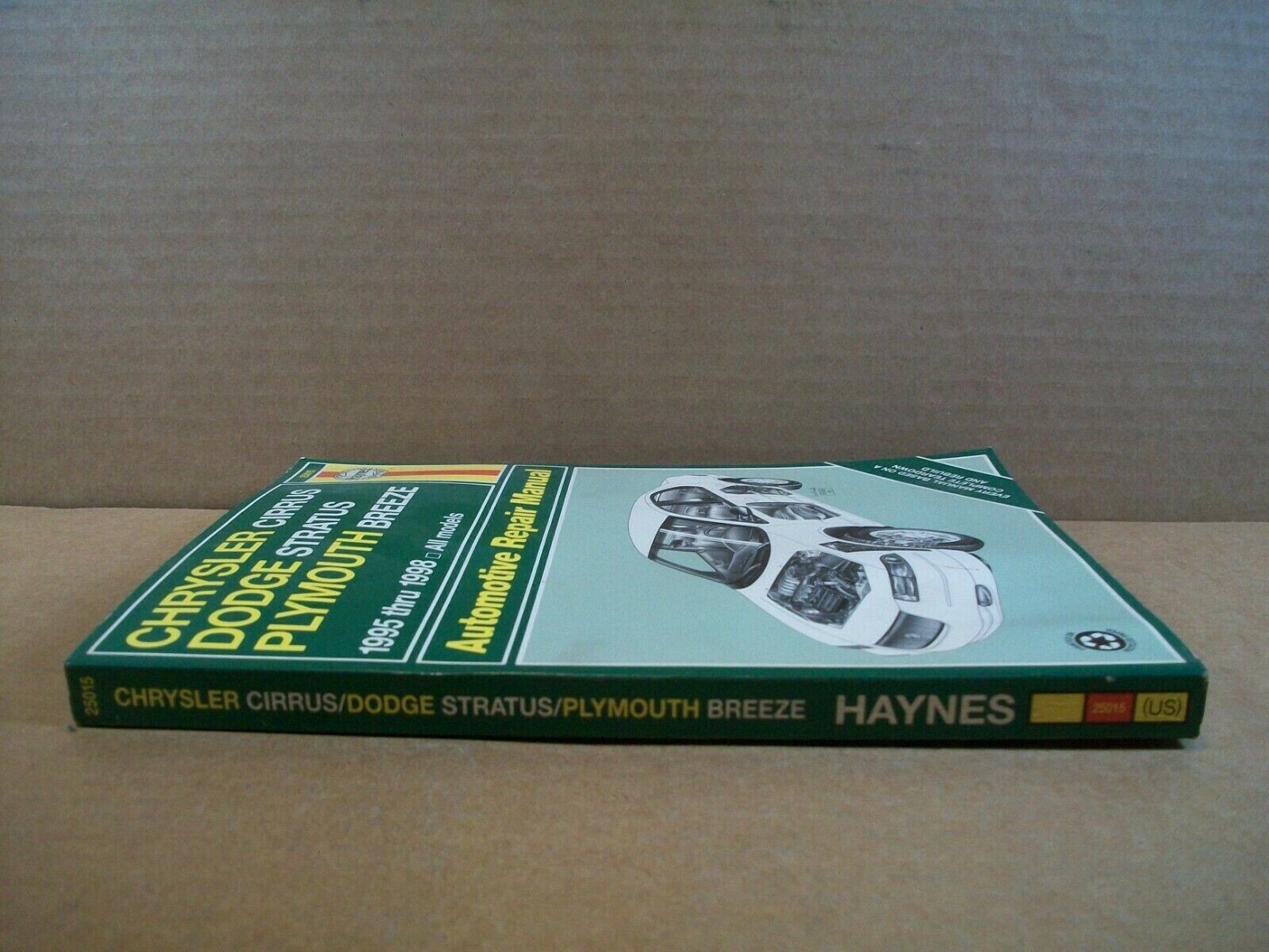 Haynes Auto Repair Manual ~ Chrysler Cirrus, Dodge Stratus, Plymouth ...