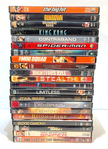 ACTION MOVIE DVD LOT 21 Movies Video SEE PHOTOS FOR TITLES | eBay