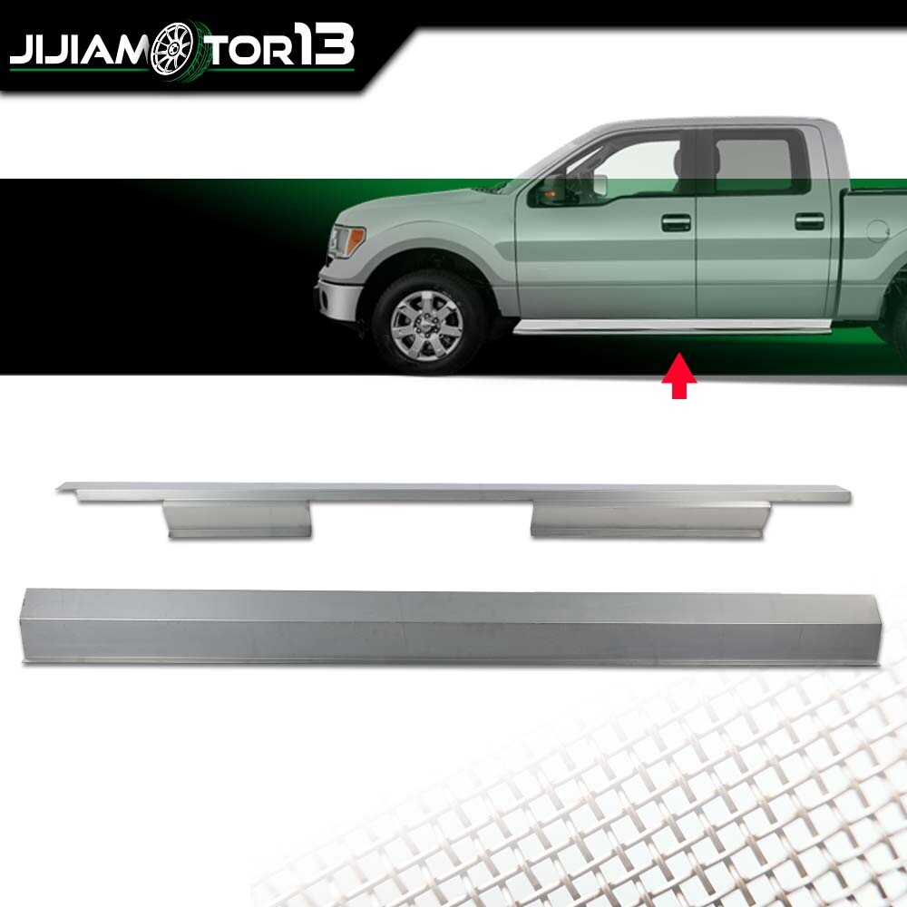Outer Rocker Panels Fit For 2009-2014 Ford F-150 4 Door Crew Cab ...