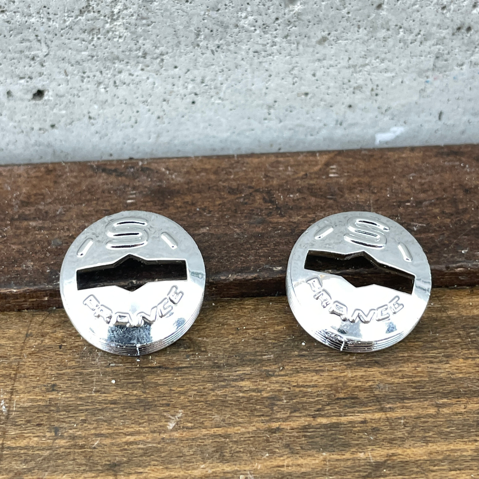 Vintage Simplex Dust Caps Crank Arm Chrome 1970s 1980s France NOS ...