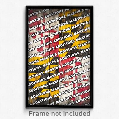 Martin's Additions Maryland Poster (MD City Souvenir 11x17 Town Print ...