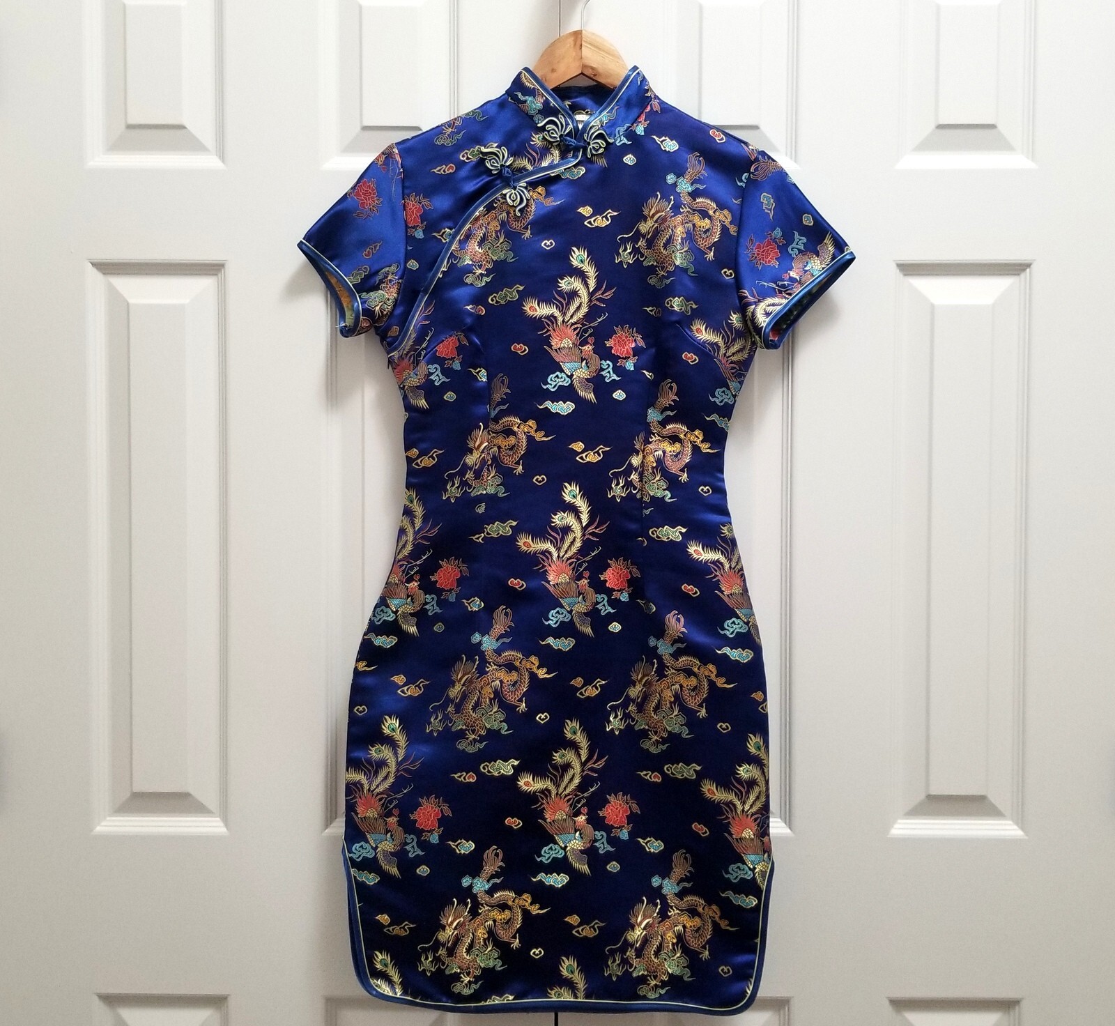 Women's Silk Bitablue Chinese Cheongsam Qipao Dragons… - Gem