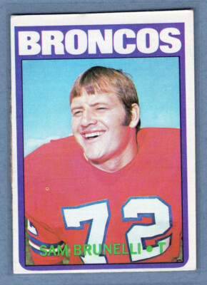1972 Topps #208 Sam Brunelli EX GO100 | eBay