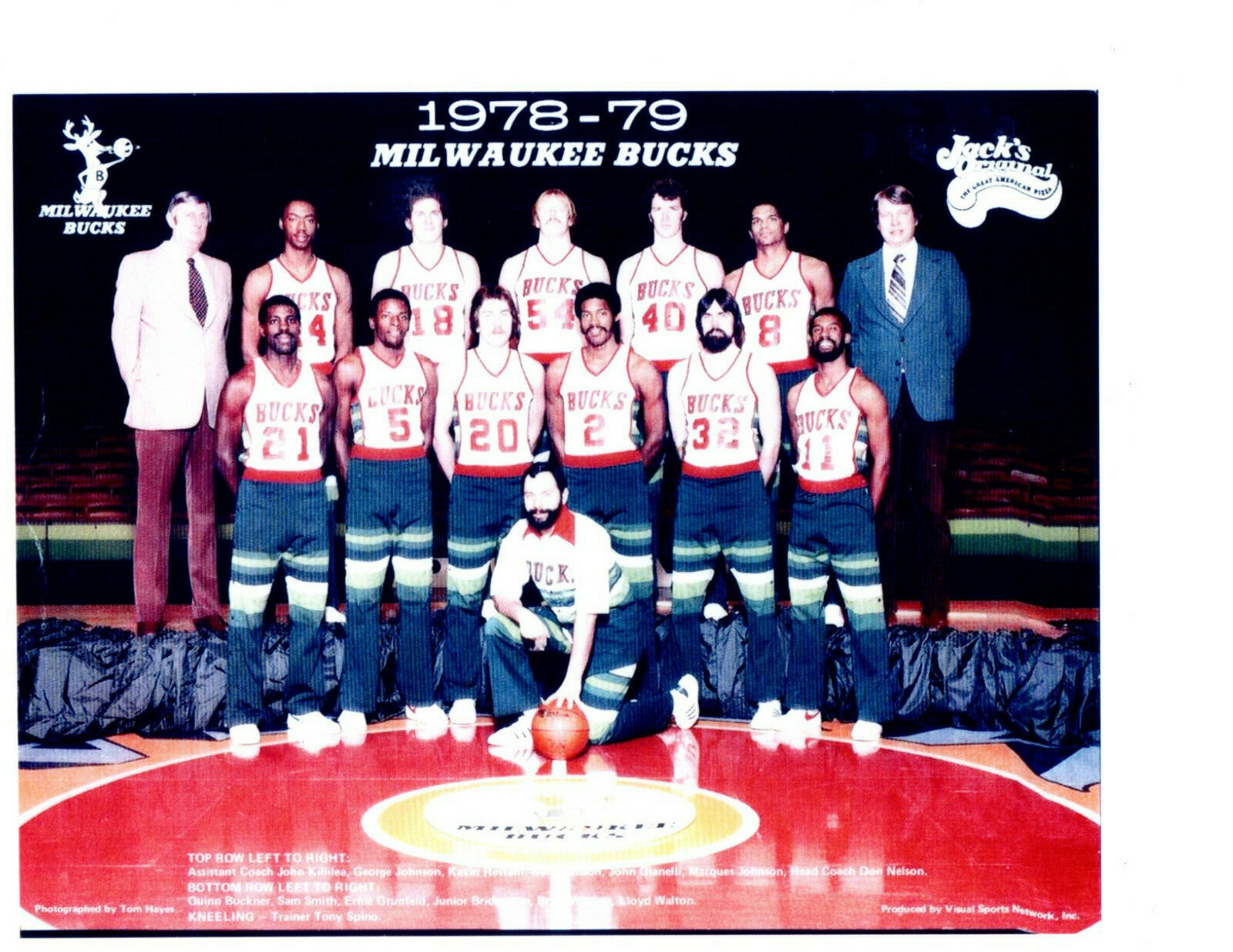 1978 1979 MILWAUKEE BUCKS 8X10 TEAM PHOTO BASKETBALL WISCONSIN NBA USA ...