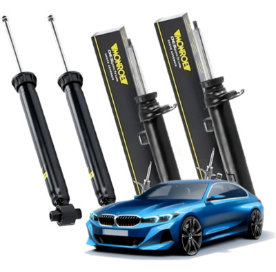 FRONT REAR SHOCK ABSORBERS MONROE FOR BMW 3 SERIES F30,F31 F80 MSPORT ...