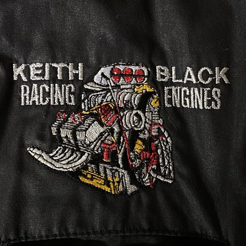 Keith Black Racing Engines Jacket Men's XXL Black Vintage 80's Drag ...