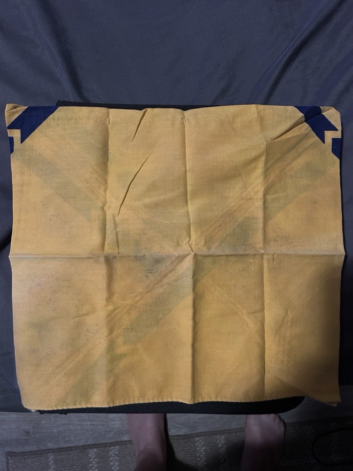 VTG Cub Scout Wolf Neckerchief Yellow Scarf Bandana BSA Boy Scouts of ...