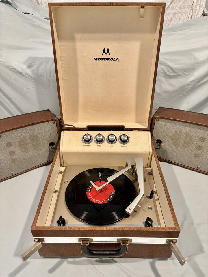 Restored Vintage Hi-Fi Tube Amp Stereophonic Motorola Record Player | eBay