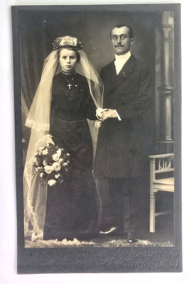 Antique CDV Photo Child Bride Cross Victorian Couple Unique Oddities ...