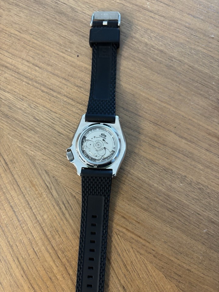 Seiko 5 Five Sports SSK019 SKX GMT Automatic Watch 100m Black Dial Made ...