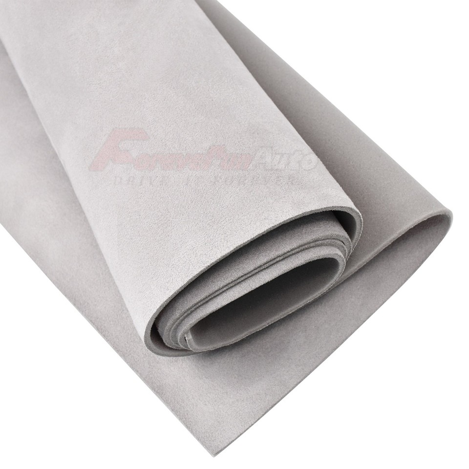 Gray Suede Headliner Fabric Foam Backed for Car Roof Liner Upholstery ...