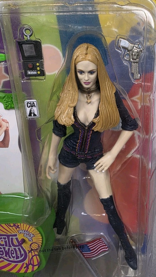 McFarlane Toys Austin Powers Felicity Shagwell Action Figure 1999 - NEW ...