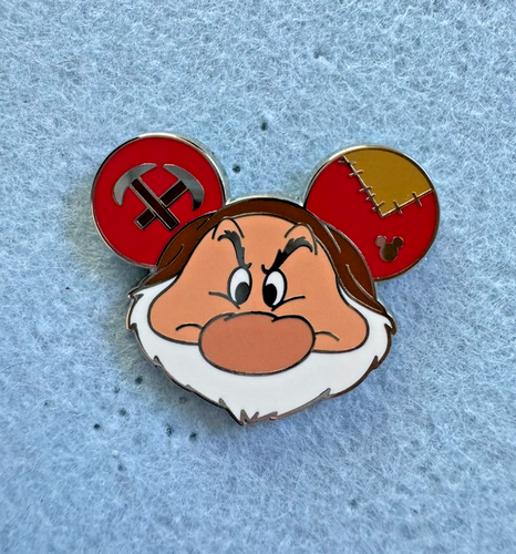 2024 DLR Disneyland Hidden Mickey Disney Pin - Ear Hat - Grumpy | eBay