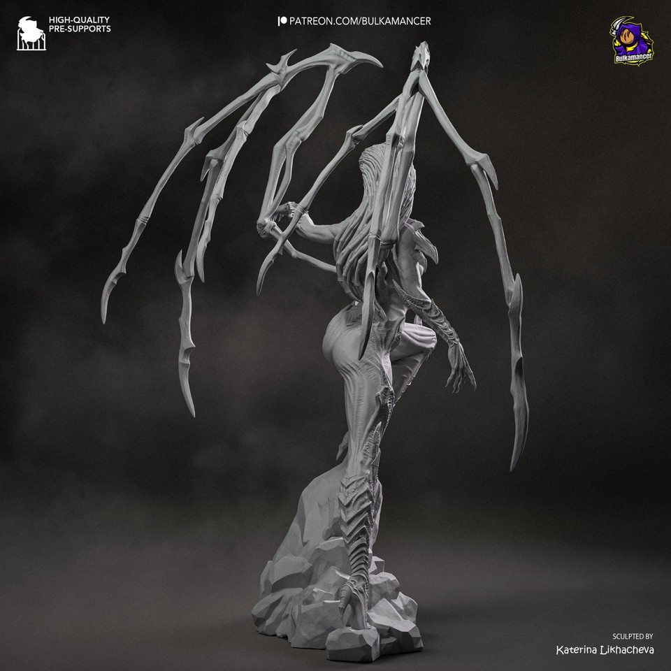 Sarah Kerrigan - Starcraft - 1:8 Scale, Fan Art, Resin Model Kit ...