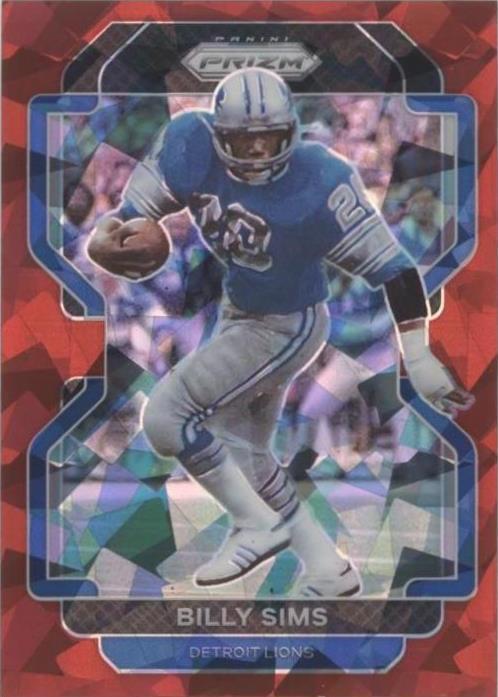2021 Panini Prizm - Billy Sims #154 Red Ice Prizm for sale online | eBay
