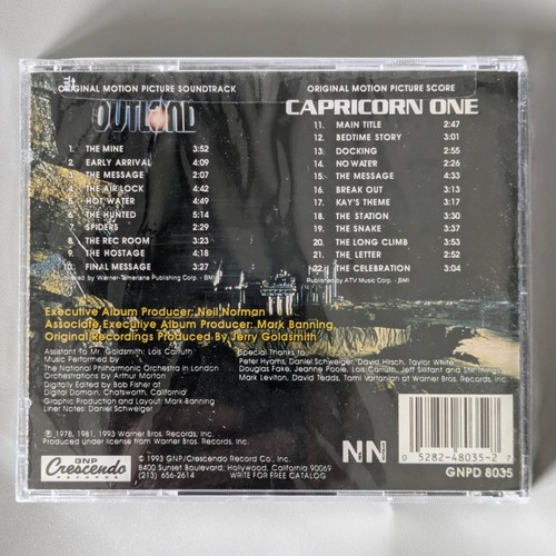 Outland/Capricorn One [Original Soundtrack] by Jerry Goldsmith (CD, Dec ...