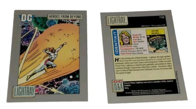 1991 DC Comics Impel Cosmic Cards 1992 Series 1 #19 Lightray Heroes ...