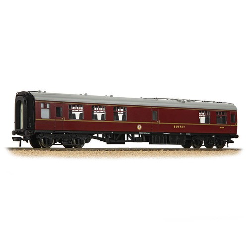 Bachmann 39-261C OO Gauge BR Mk1 RMB Miniature Buffet Coach BR Maroon ...