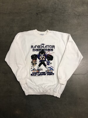 Vintage Y2K Baltimore Ravens ‘The Ravenator Defense’ Graphic Sweatshirt ...
