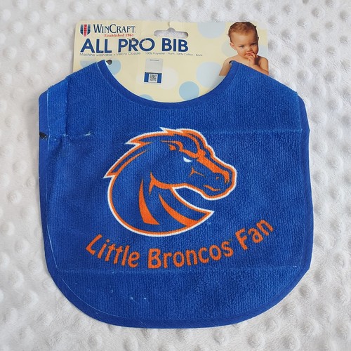 College Broncos Little Fan Baby Feeding Bib Newborn Infant Toddler Baby ...