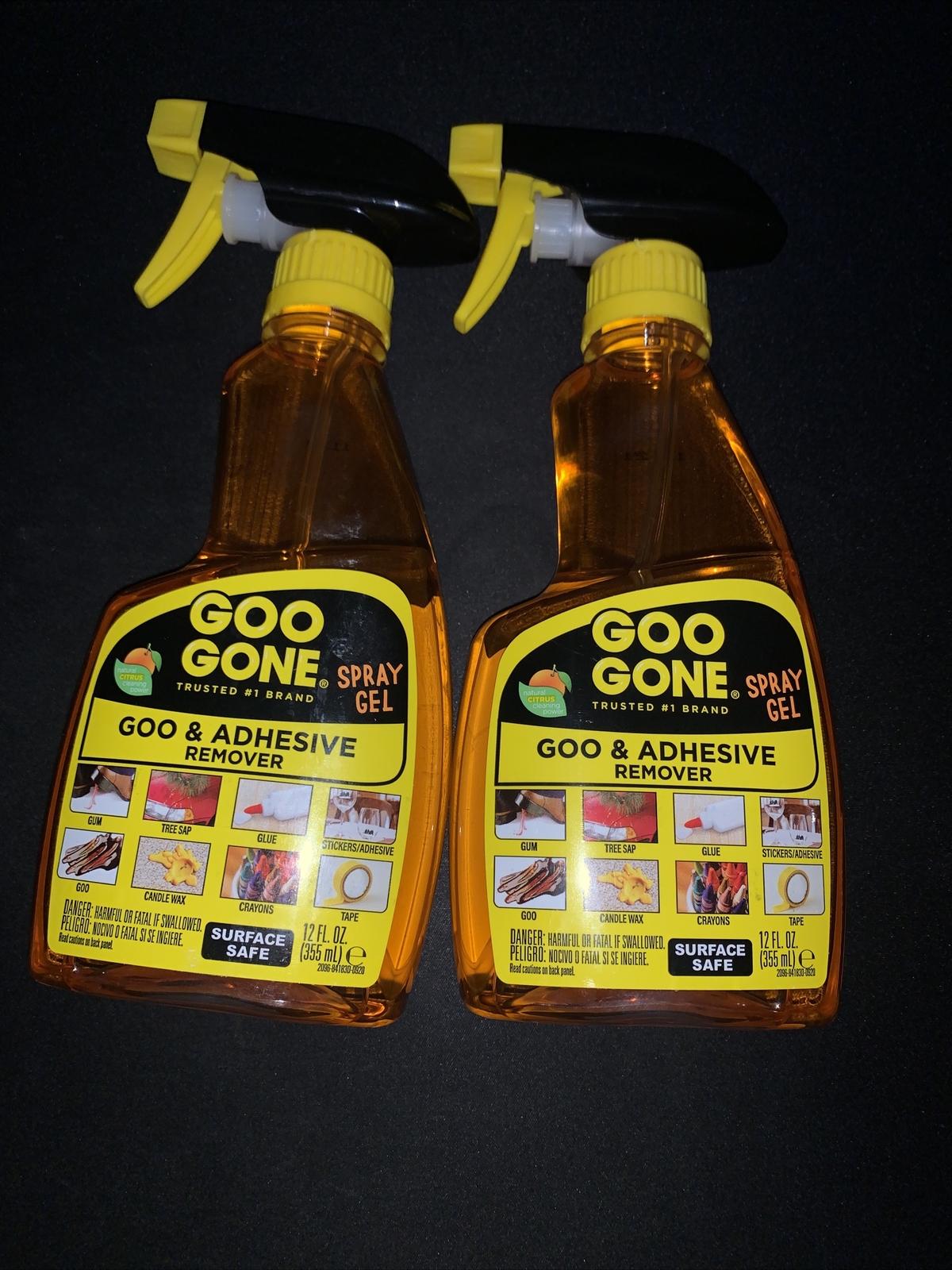 Goo Gone Liquid Gell Spray Sticky Material Remover Trusted #1 Brand ...