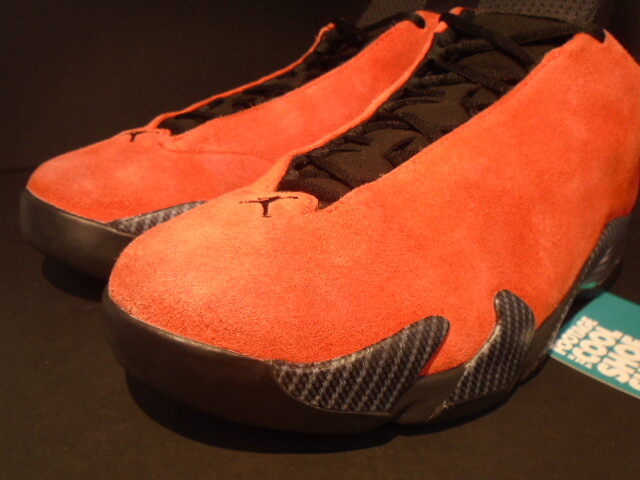 2014 NIKE AIR JORDAN XIV 14 RETRO FERRARI RED BLACK YELLOW BRED 654459 ...