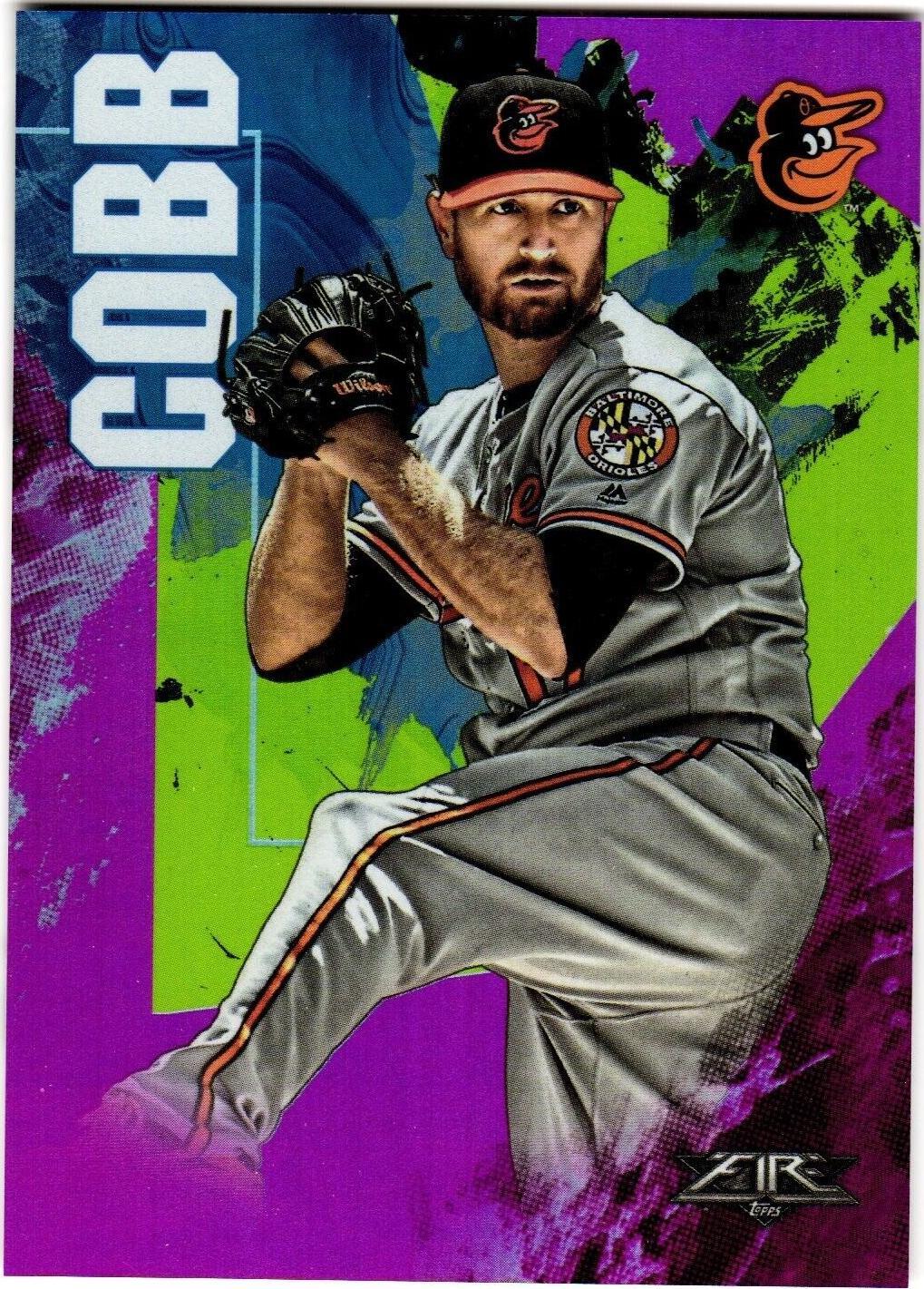 2019 Topps Fire - Alex Cobb #166 Magenta /25 for sale online | eBay