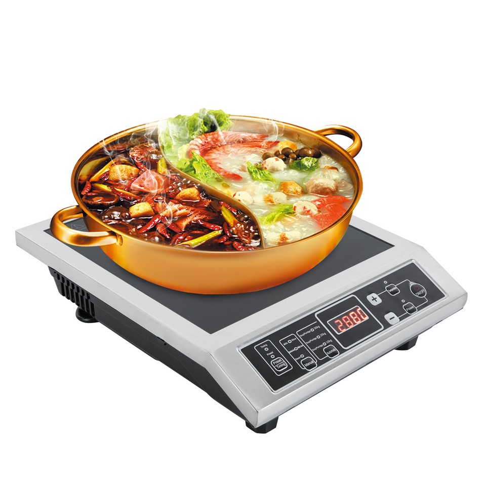 Portable Kitchen Countertop Induction Cooktop Burner Electric Hot Stove ...