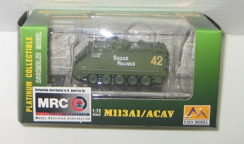 Easy Model MRC 1/72 35005 US Army Vietnam 1969 M113A1/ACAV Booze Hounds ...