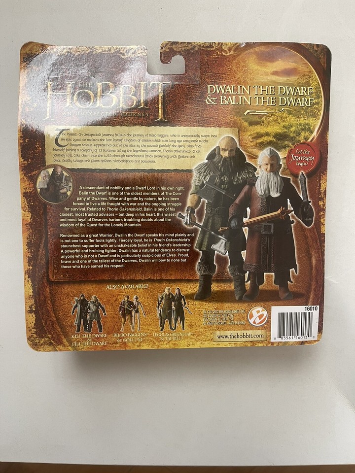 THE HOBBIT DWALIN THE DWARF & BALIN THE DWARF AN UNEXPECTED JOURNEY ...