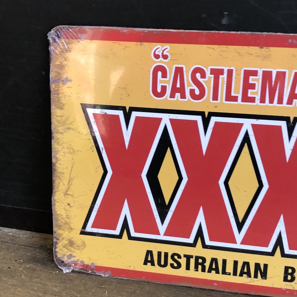 Castlemaine XXXX Beer Repro Small Tin Sign | eBay.de