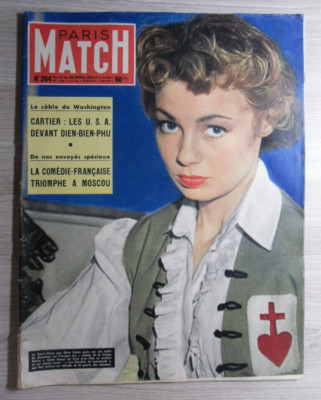 PARIS MATCH N° 264 en 1954 DANY ROBIN EISENHOWER Béatrice BRETTY Marie ...