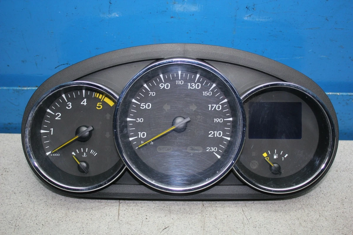Renault Fluence Speedometer