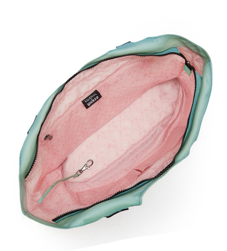 Kipling Gradient Magic Wicked Cicely Tote Bag With Monkey Keychain | eBay