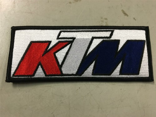 NEW RED WHITE BLUE BLACK KTM PATCH JEAN JACKET LEATHER VEST RIDING SUIT ...