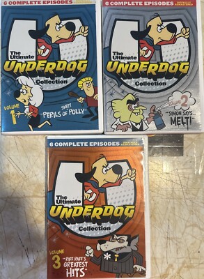 Underdog 3 DVD SETS THE Ultimate Underdog Collection Volume 1-3 (18 Episodes) | eBay