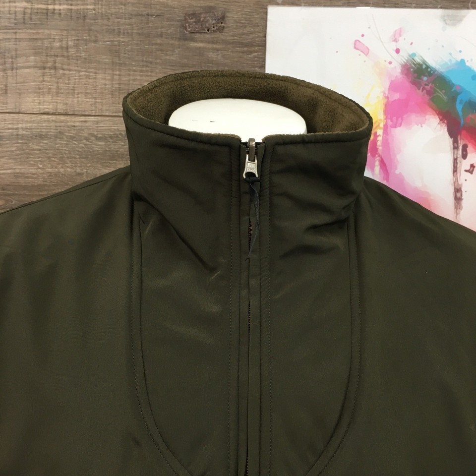 VINTAGE Irish Setter Men's Reversible Fleece 1/4 Zip Pullover Jacket XL ...