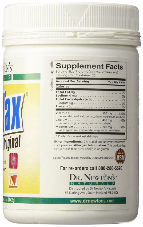 Dr Newtons Naturals CalMax Calcium Magnesium Vit C | eBay